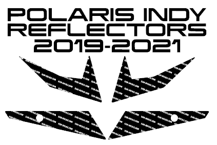 Polaris INDY Reflector Set, 2019+ – Sled-Decals.com